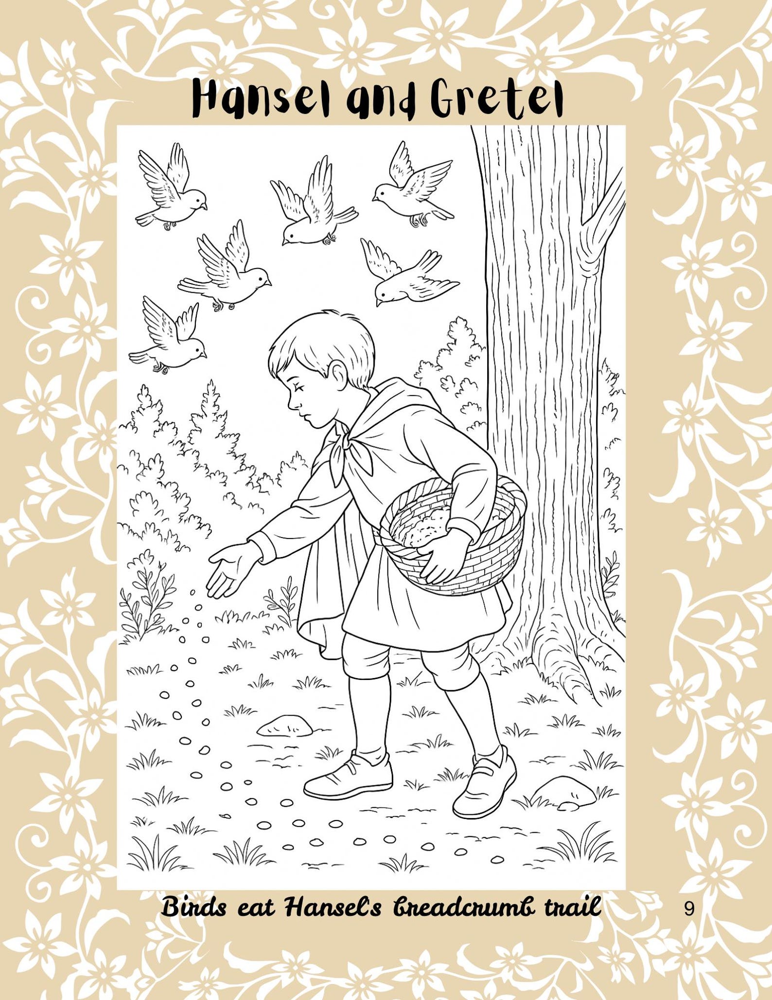 Grimm Fairy Tale Coloring Book: 27 Vintage Illustrations (digital ...