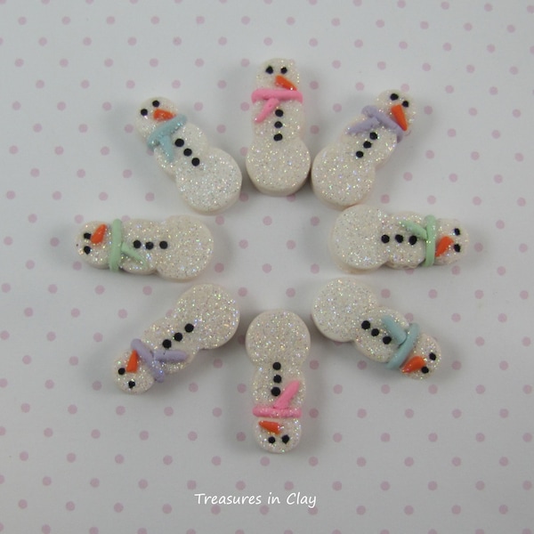 Glass Snowman Bead - Etsy