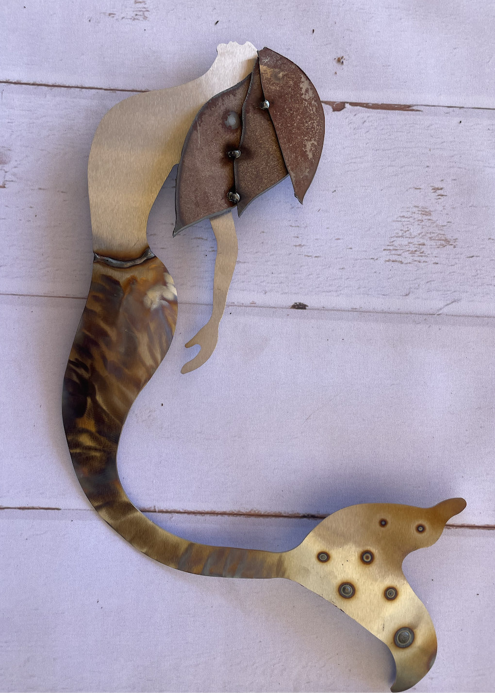 Mermaid Metal Art - Etsy