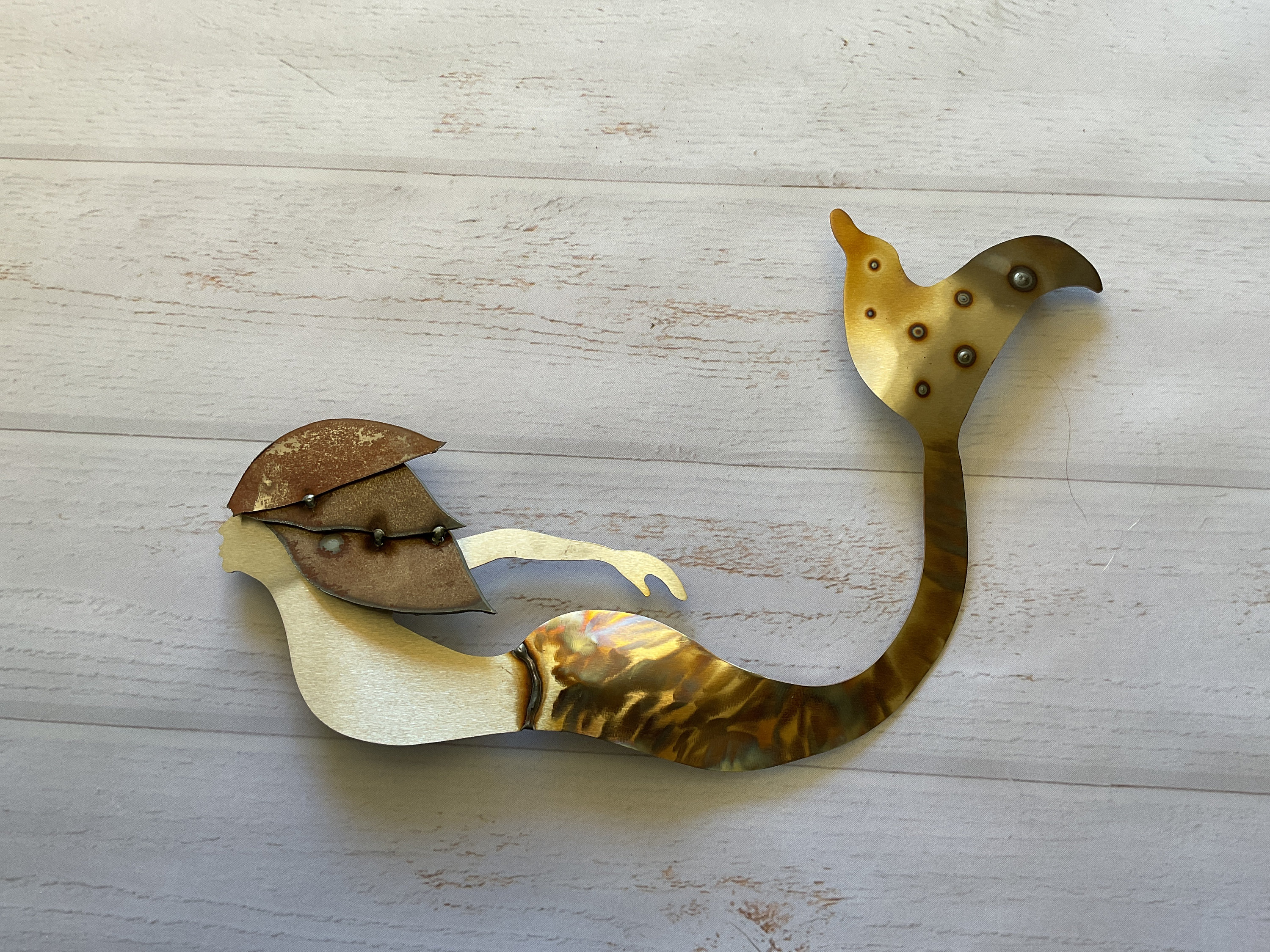 Mermaid Metal Art - Etsy