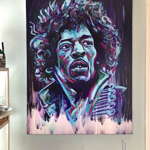 Jimi Hendrix Art Print - Etsy