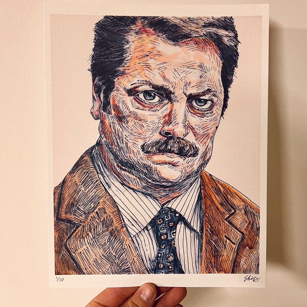 Ron Swanson - Etsy