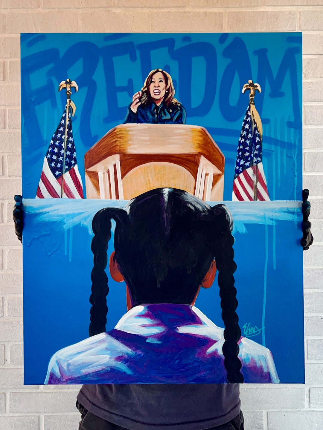 Freedom - Kamala Harris Art Print - Etsy