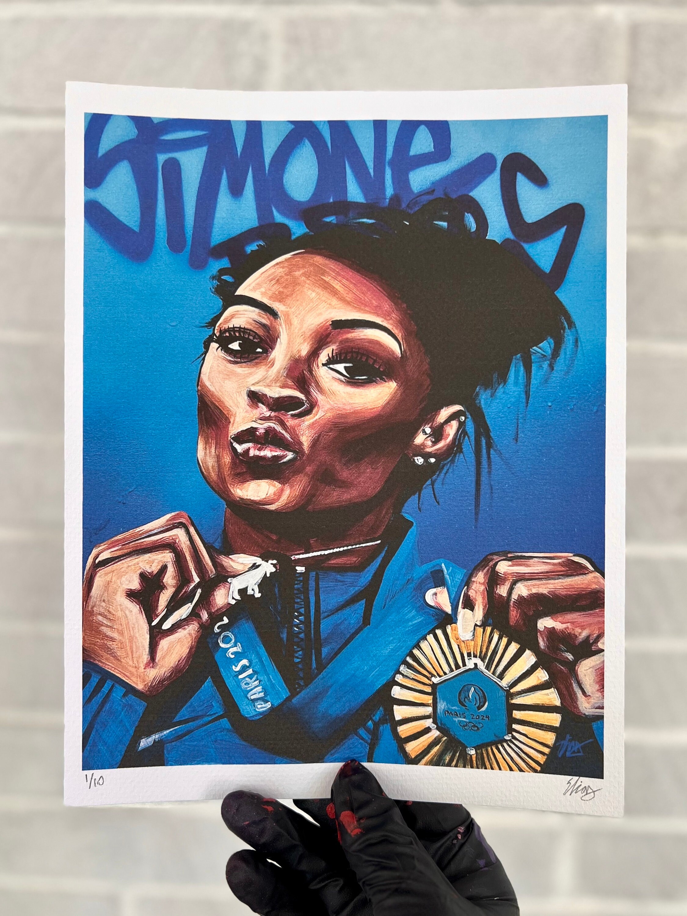 Simone Biles Art Print - Etsy