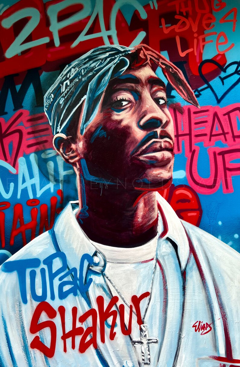 Tupac Shakur Art Print - Etsy