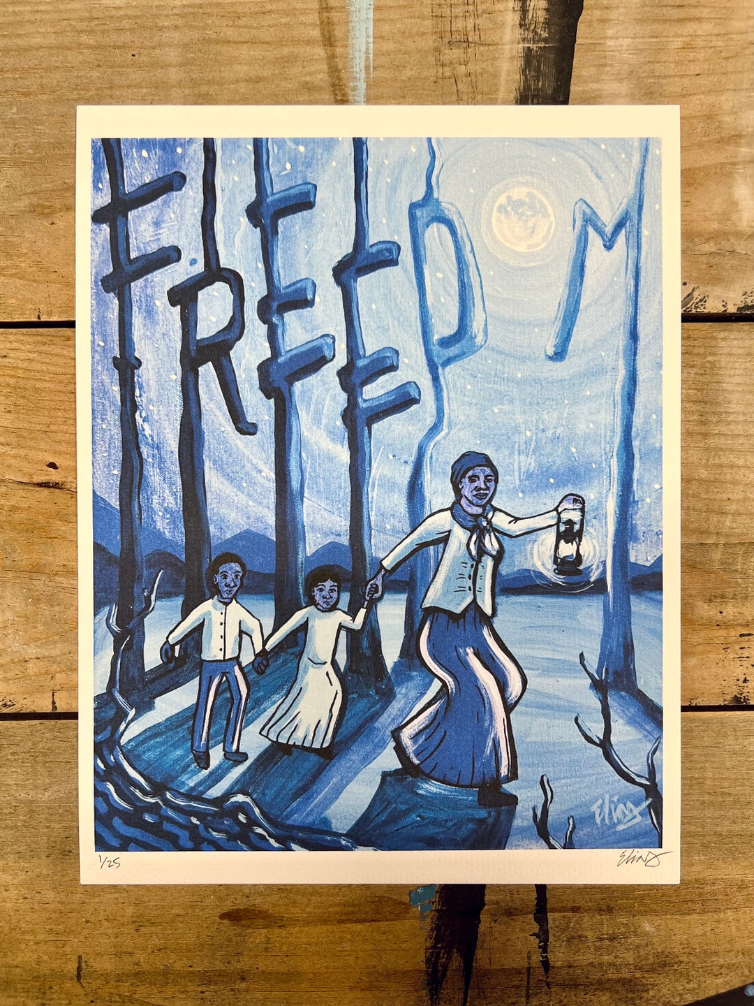 Harriet Tubman Freedom Art Print - Etsy