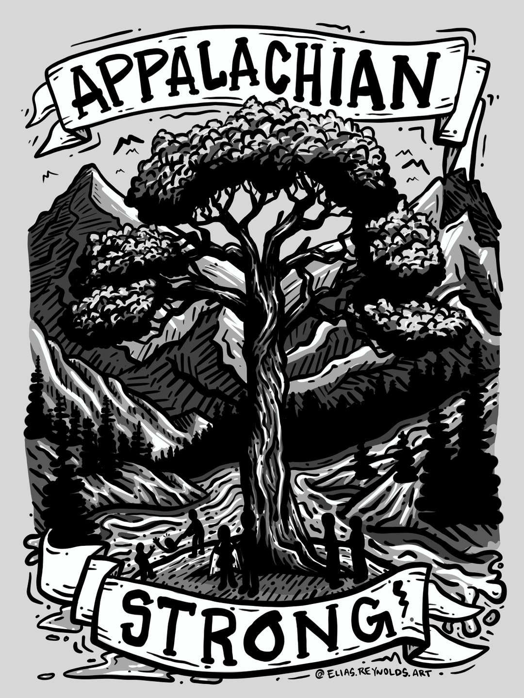 Appalachian Strong Art Print - Etsy