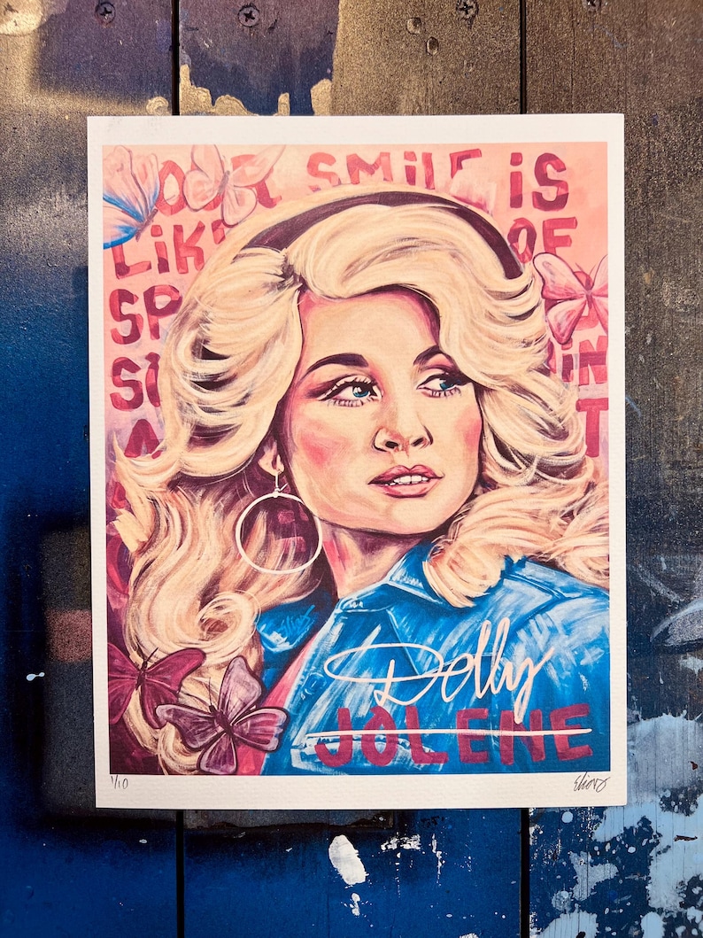Dolly Parton Art Print - Etsy