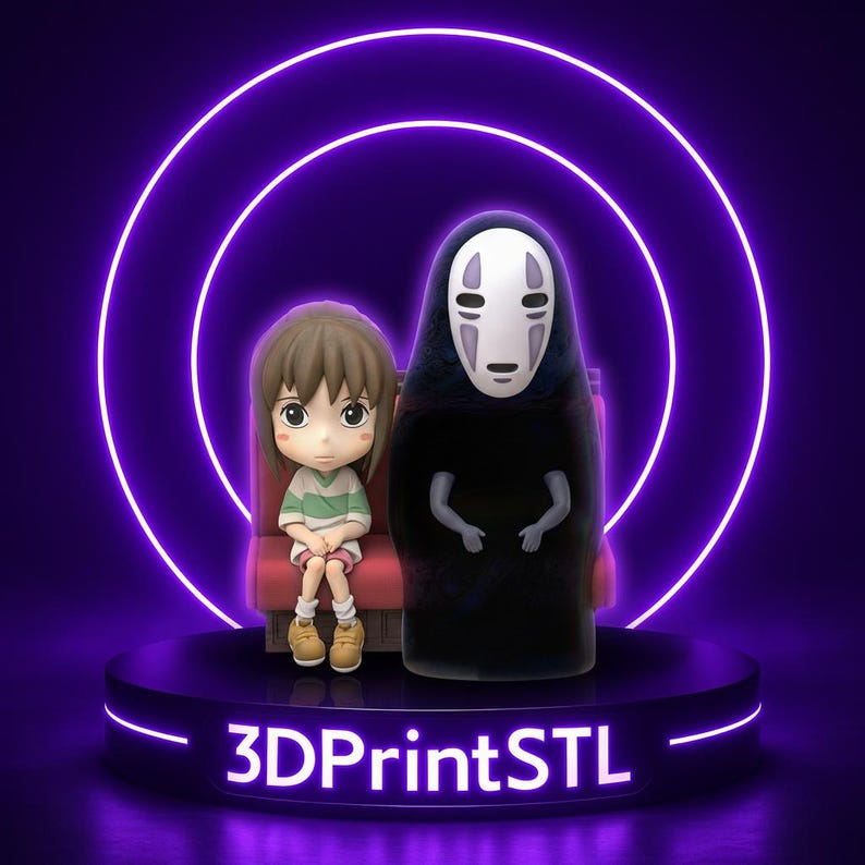 Chihiro Chibi STL 3D Print File | Spirited Away 3D Printable Figurine ...