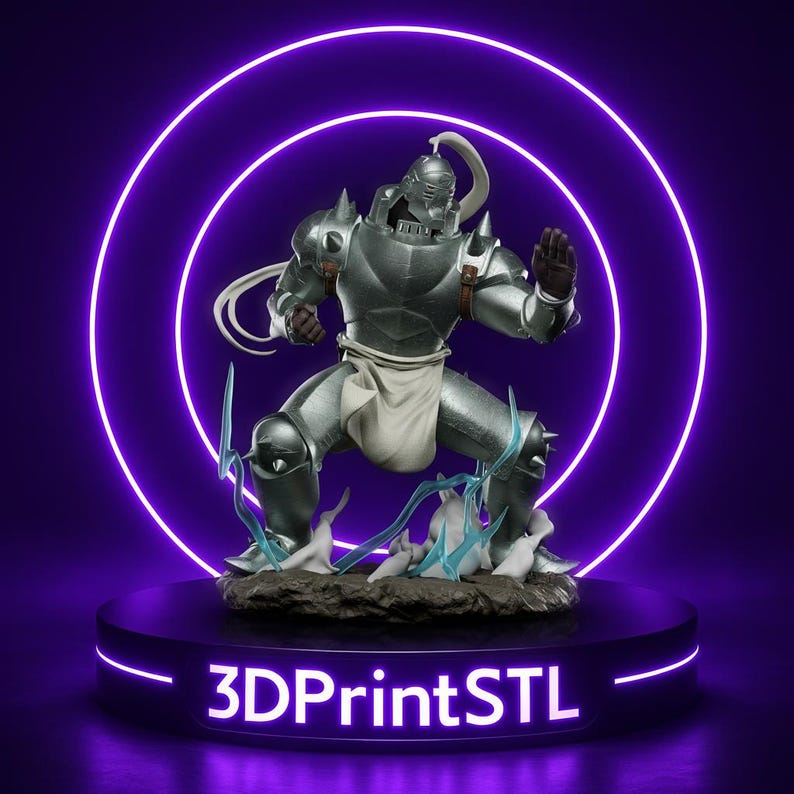 Alphonse Elric Stl File | Fullmetal Alchemist 3d Print | Fma Anime ...