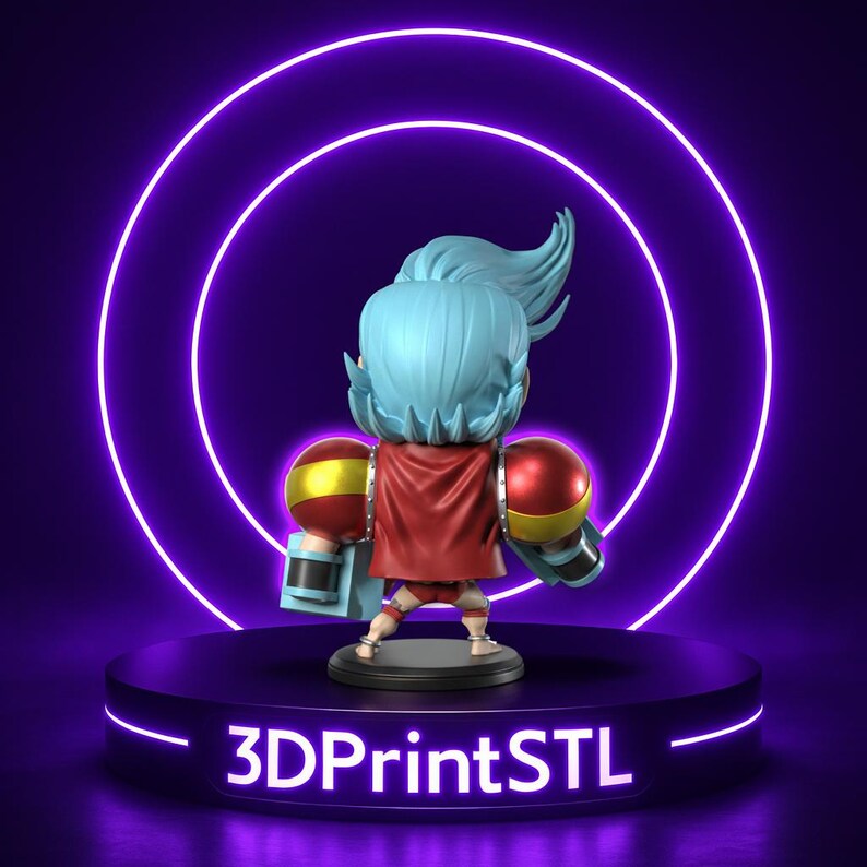Franky Chibi STL 3D Print File | One Piece 3D Printable Figurine ...