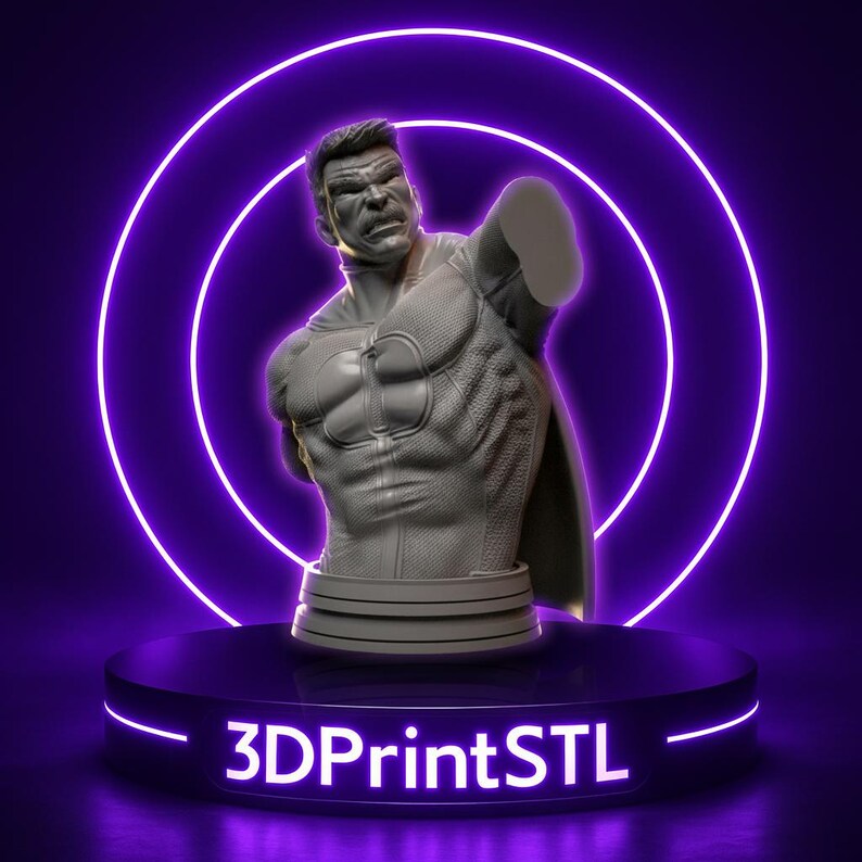 Omniman Bust STL File | Invincible 3D Print Model | Superhero STL ...