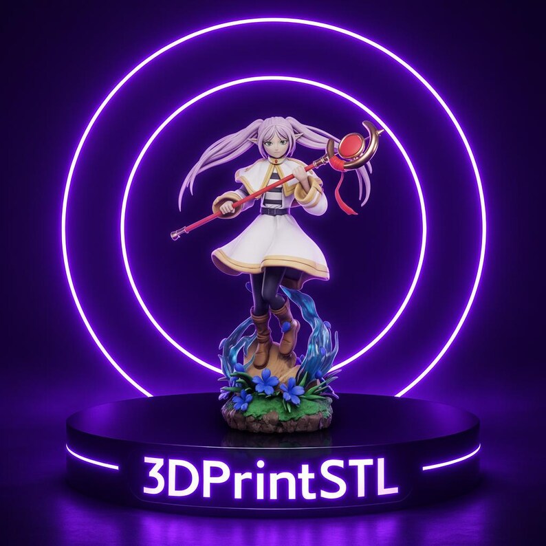 Frieren STL 3D Print File | Sousou No Frieren Statue | Frieren: Beyond ...