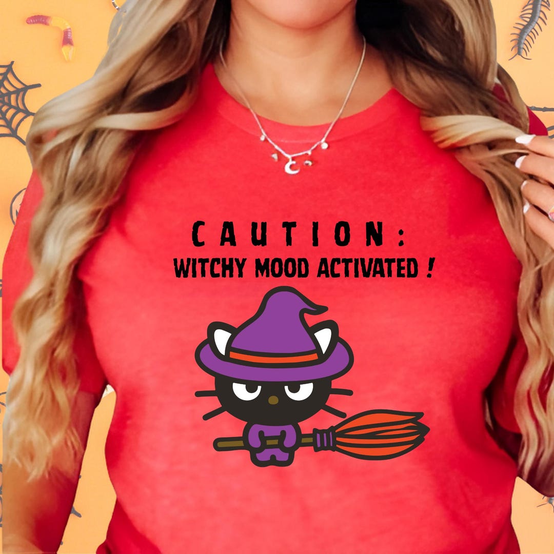 Sanrio Chococat Witch Halloween Shirt, Funny Spooky Season Top ...