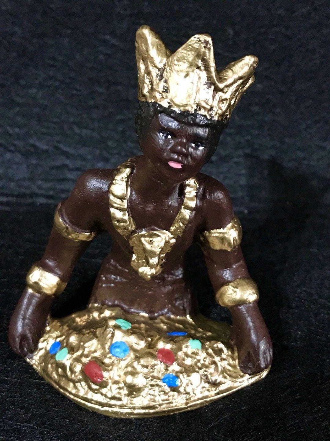Image Figure Xango 10 Cm Santeria Yoruba Ifa Chango (hand Painted ...