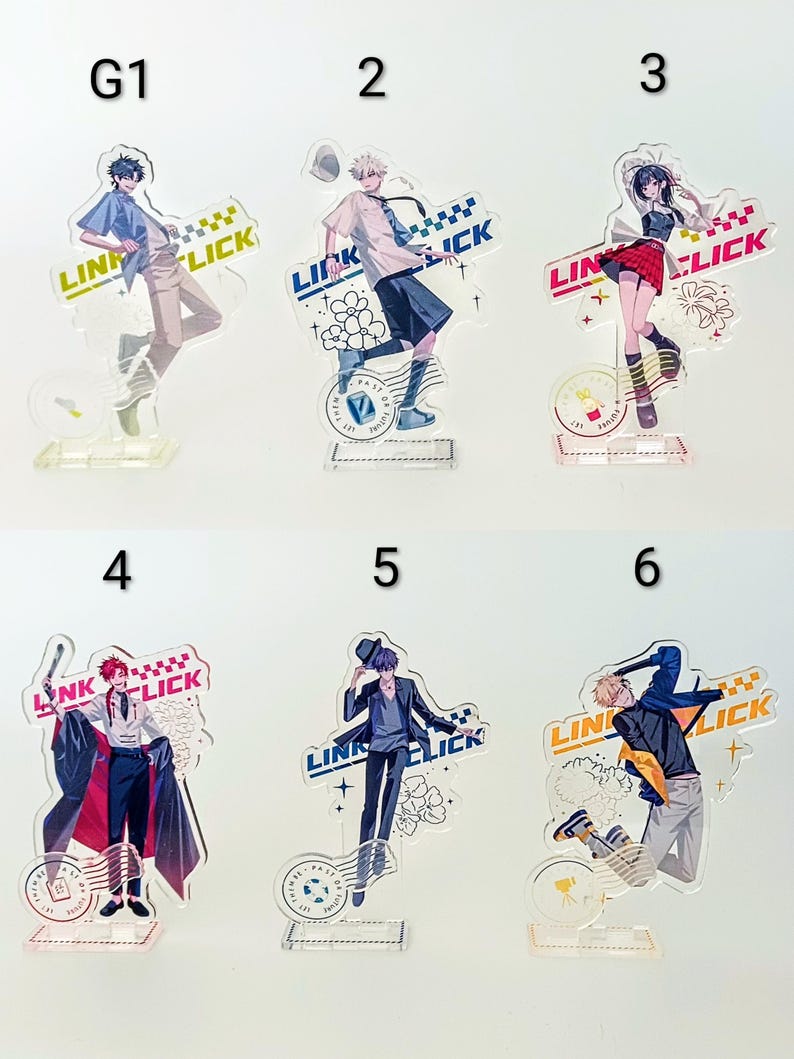 Link Click Mini Standee, Shiguang Dailiren, Anime Standee, Acrylic ...