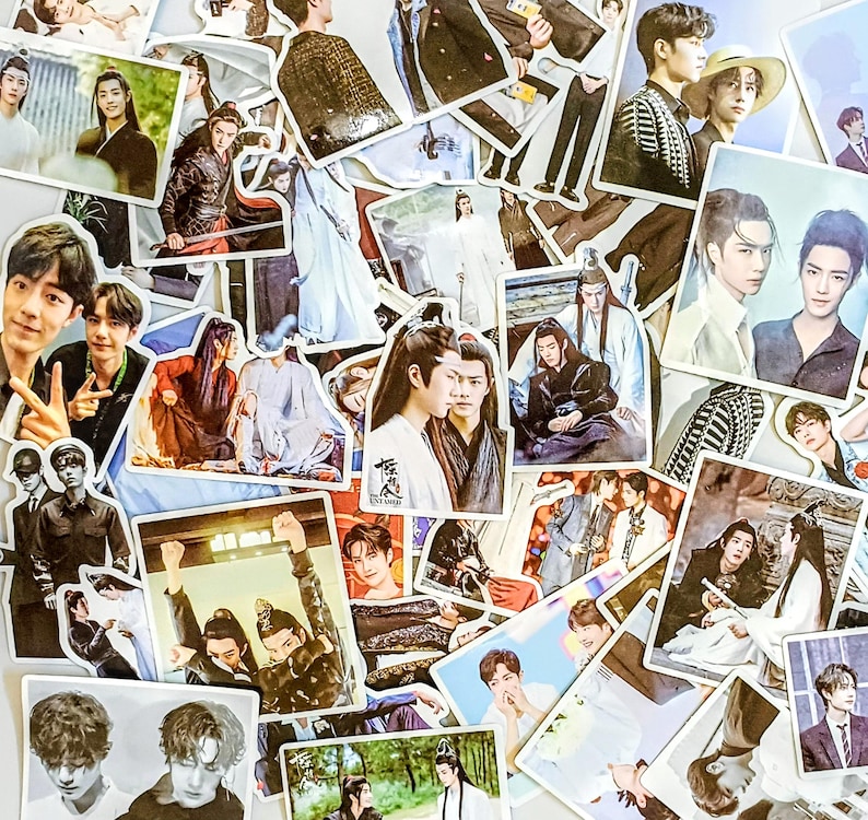 50pcs BJYX Stickers, the Untamed, Chen Qing Ling, Xiao Zhan, Wang Yibo ...