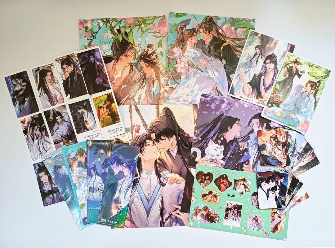 2HA Poster Gift Set: Husky and His White Cat Shizun - Etsy