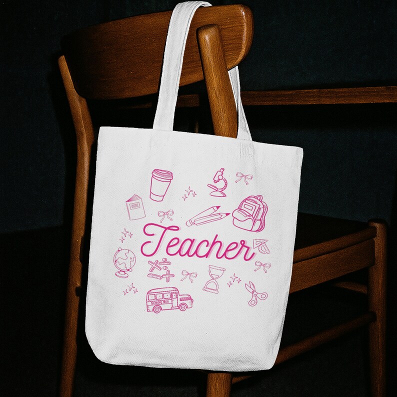 Pink Teacher Appreciation PNG - Etsy