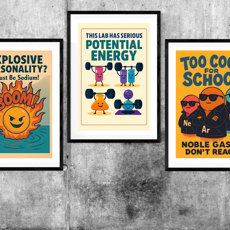 Science Wall Art - Etsy