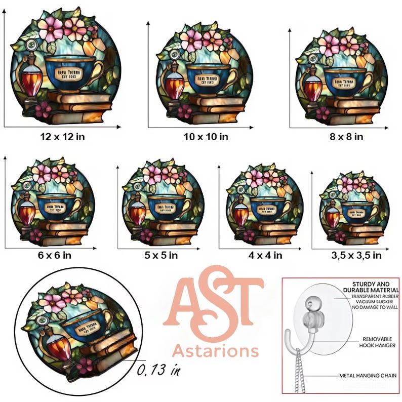 Gothic Raven Lantern Acrylic Suncatcher – Halloween Crow Lamp Book ...