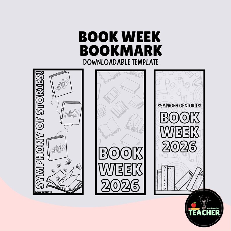 Book Week 2026 Bookmark Colouring Activity | Book an Adventure Theme ...