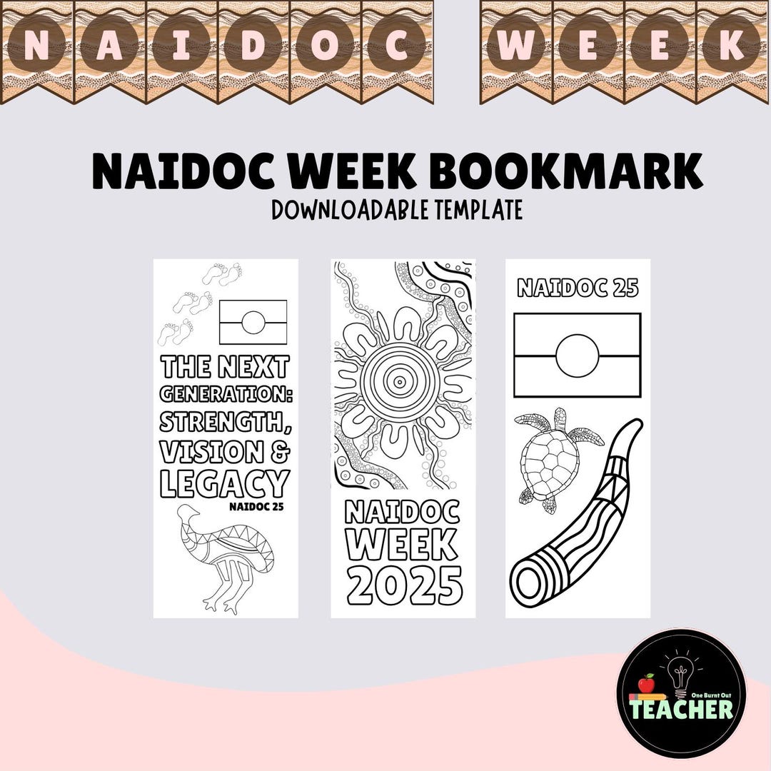 NAIDOC Week | Colouring Bookmark Template | Reception - Year 5 ...