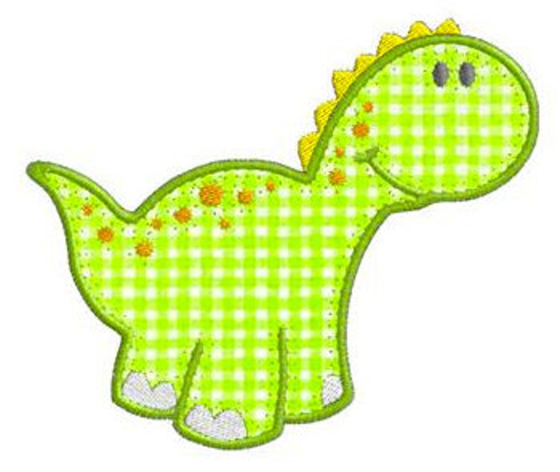 Dinosaur APPLIQUE Machine Embroidery Designs - Etsy