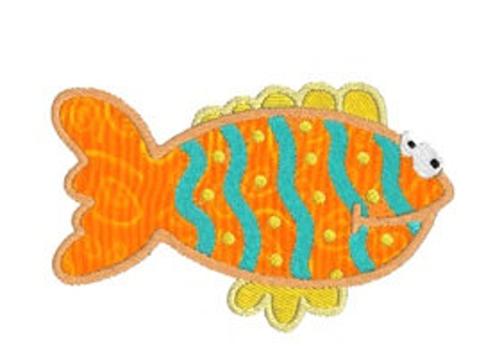 Fish 6 APPLIQUE Machine Embroidery Designs - Etsy