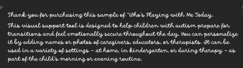 Visual Schedule for Children With Autism – Printable Daily Routine Tool ...