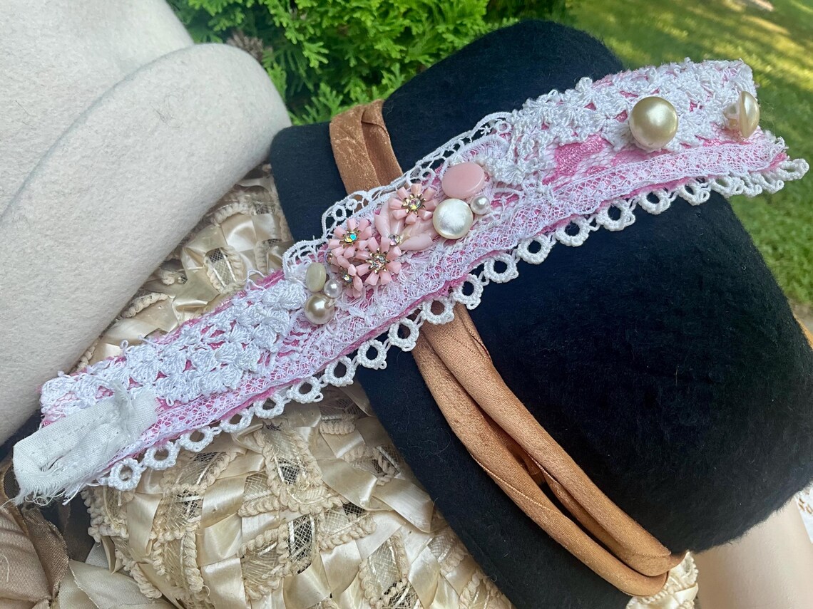 Fabric Wrist Cuff Original “pretty in Pink” - Etsy