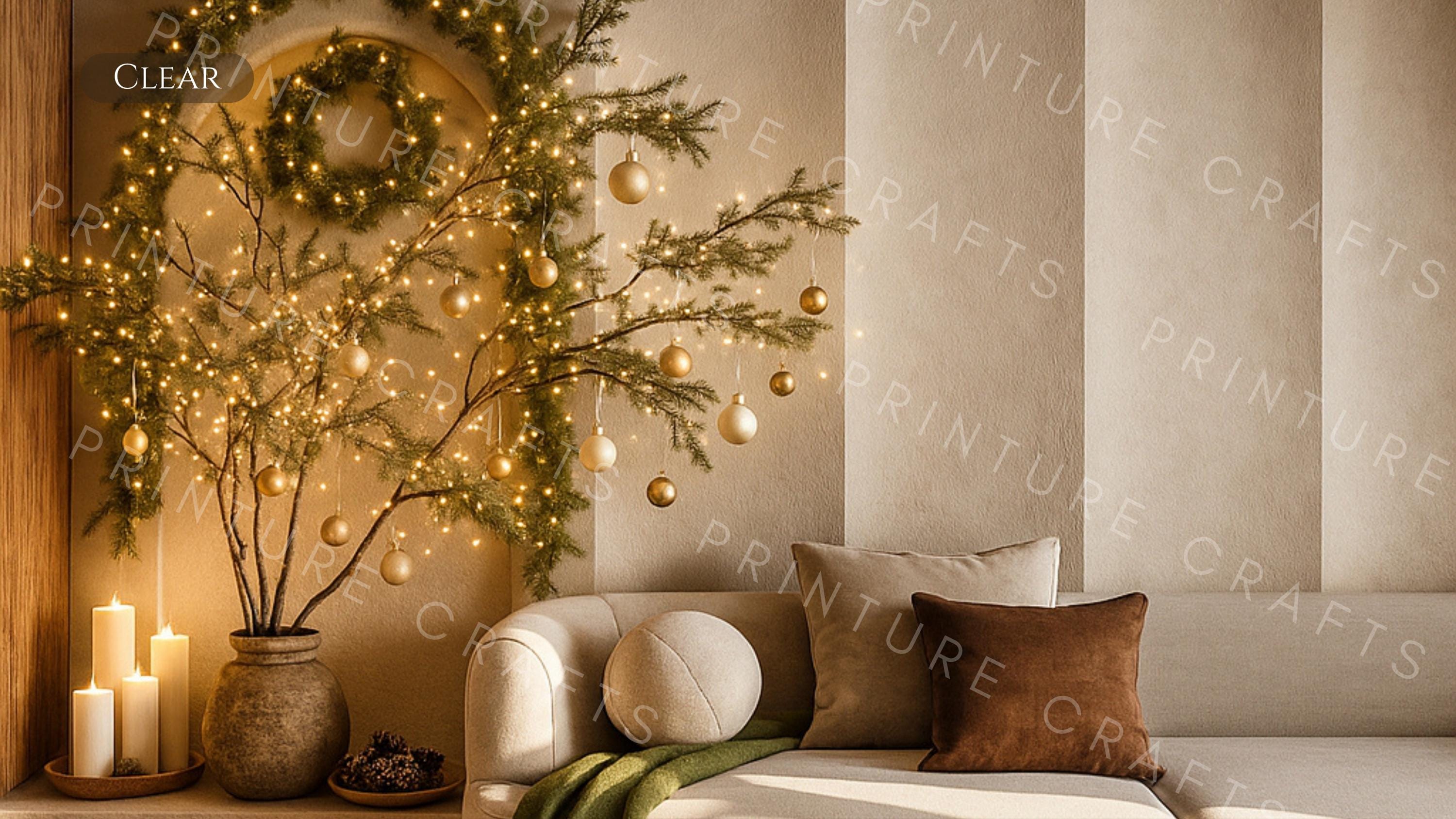 Christmas Home Office Zoom Background | Professional Virtual Background ...