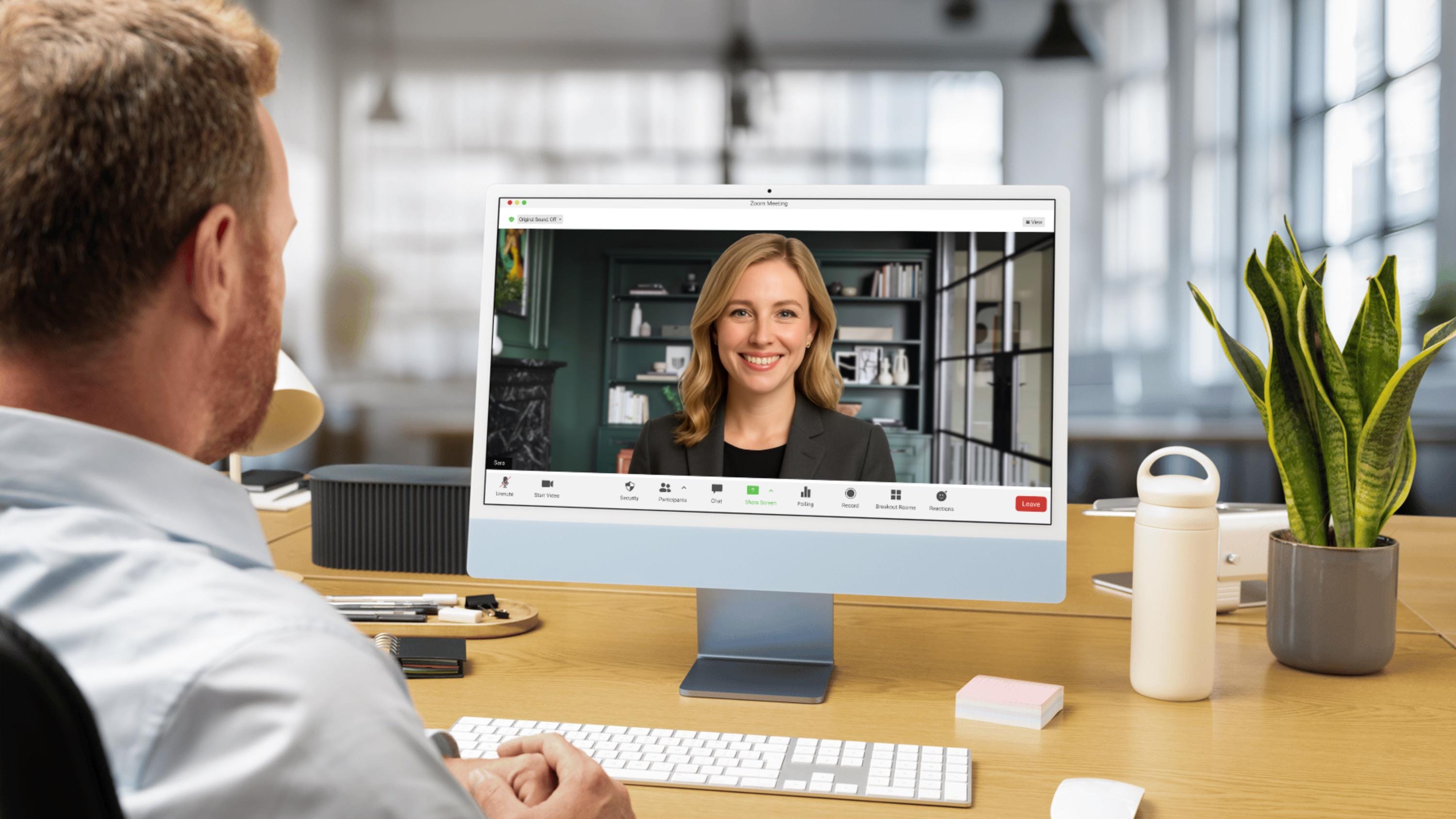Prestige Office Zoom Background | Professional Virtual Background for ...