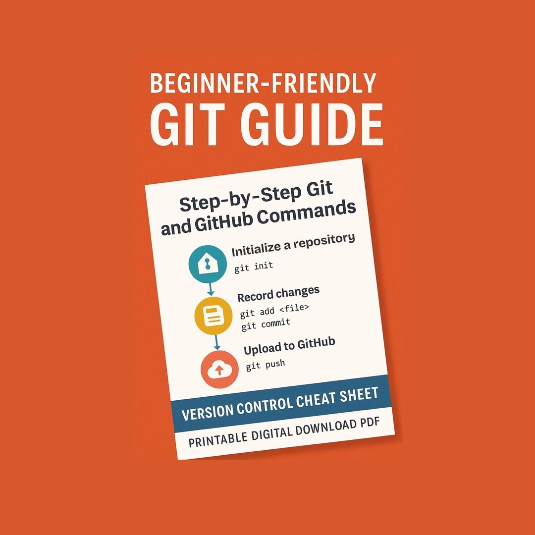 Beginner Git Guide: Step-by-step Git & Github Commands (PDF ...