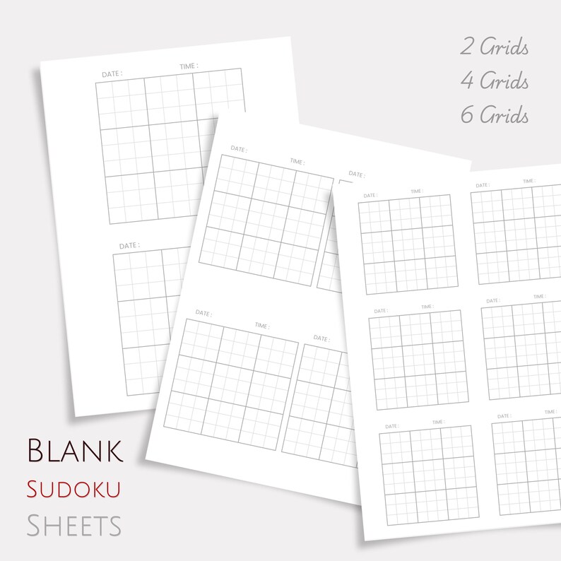 SUDOKU Easy_vol.002 | 30 Puzzles | A4 Size | Printable Sudoku Single ...