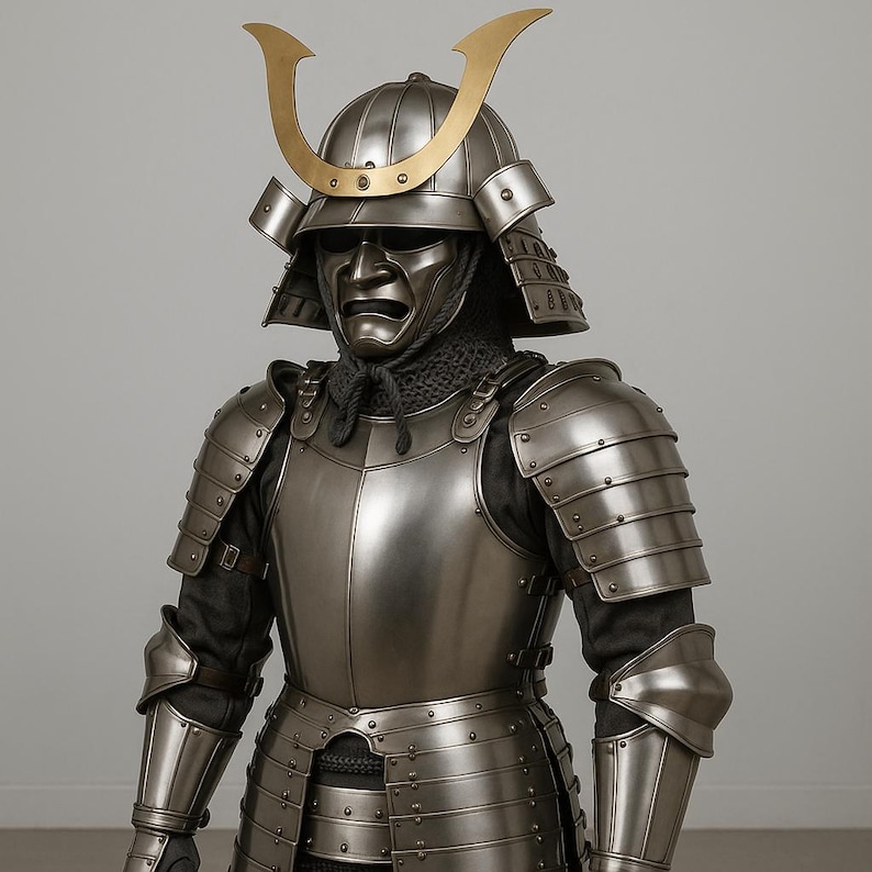 Wearable Samurai Armor Costume: Japanese Warrior Cosplay - Full Steel ...