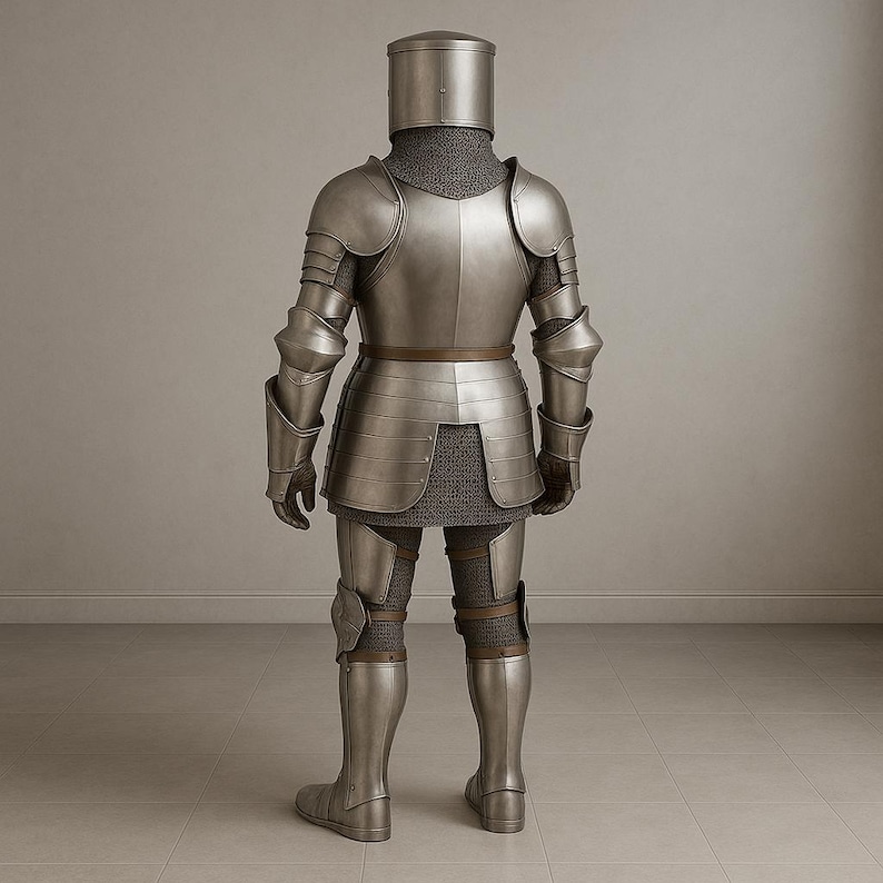 Full Medieval Knight Armor Suit: Wearable High-carbon Steel, Includes ...