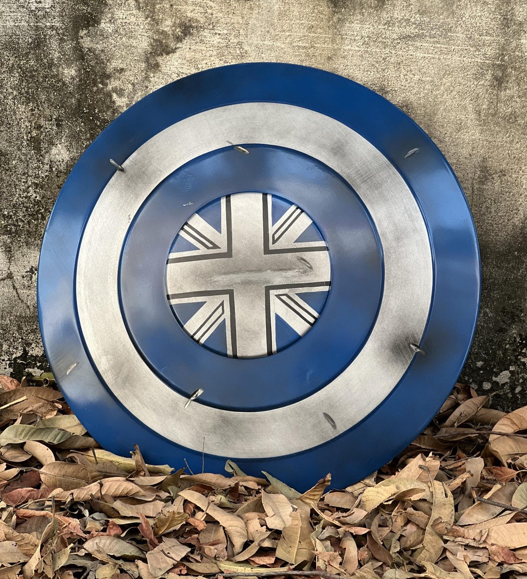 Handmade Union Jack Shield | Metal British Flag Wall Decor - Etsy
