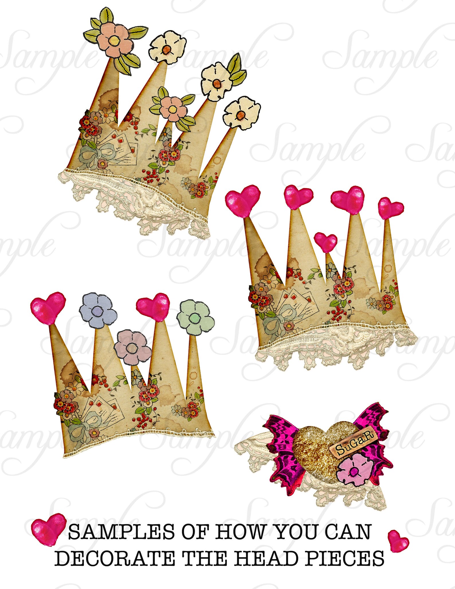 Valentine's Day * Whimsical * Cherub-cupid No. 3 * Articulated Paper ...