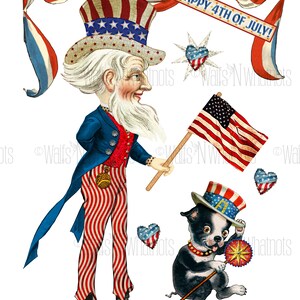 Whimsical Articulated 4th of July Fairy Paper Doll * Miss Independent ...