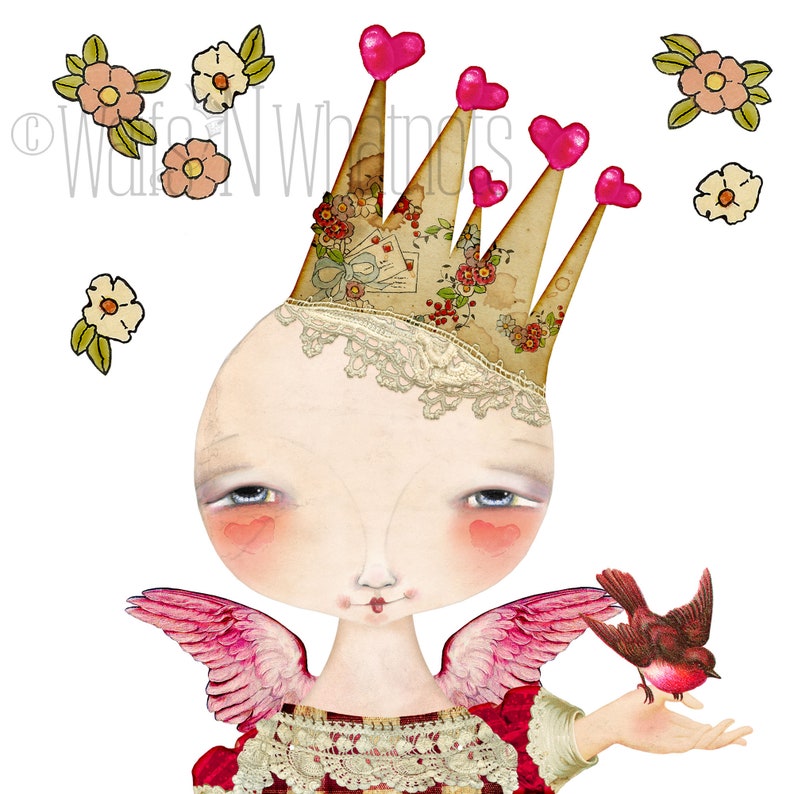 Valentine's Day * Whimsical * Cherub-cupid No. 3 * Articulated Paper ...