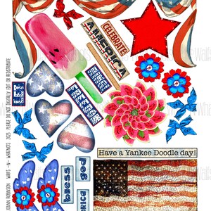 Whimsical Articulated 4th of July Fairy Paper Doll * Miss Independent ...