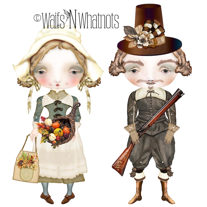 Pilgrim Dolls - Etsy