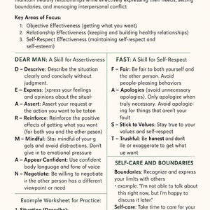 DBT Skills: Interpersonal Effectiveness - Etsy