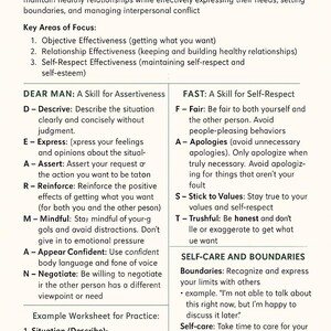 DBT Skills: Interpersonal Effectiveness - Etsy