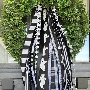 Ghost Halloween Ribbon Bundle-wreath Ribbons(26") - Etsy