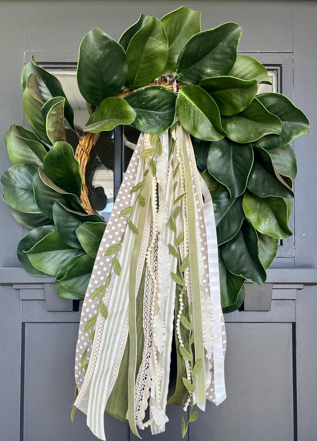 English Garden Ribbon Set Spring Wreath Ribbons Clip on - Etsy