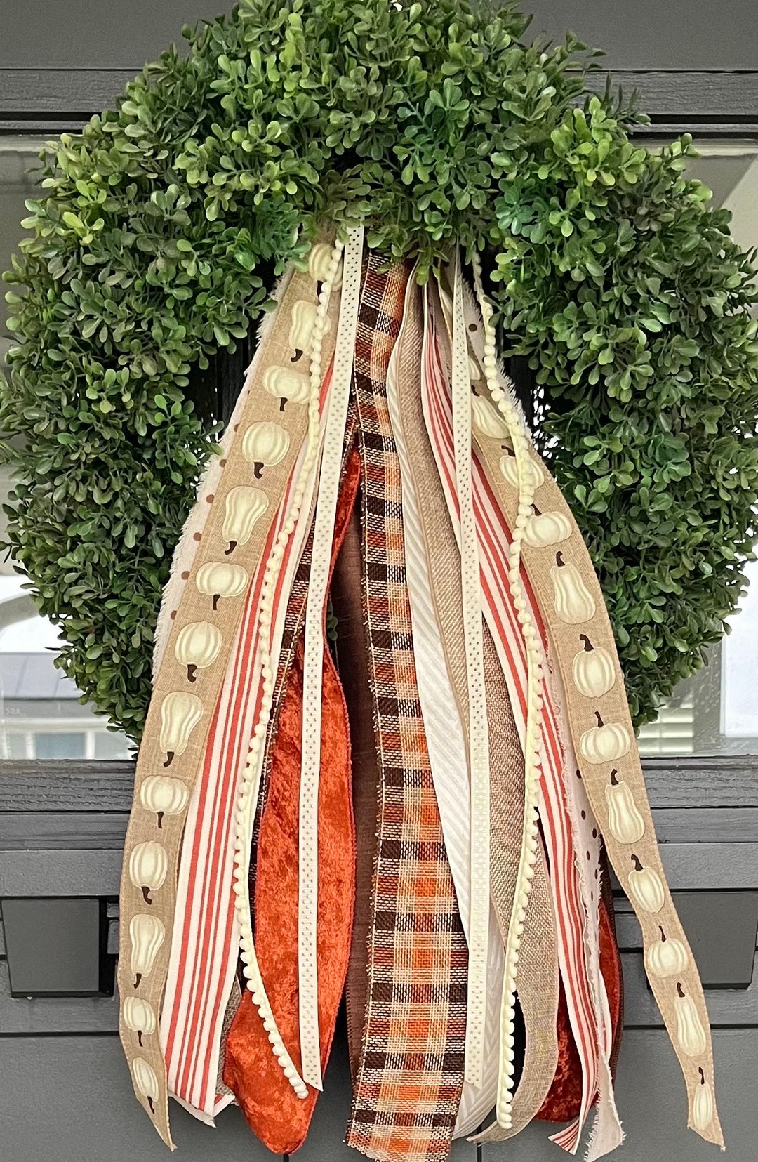 Hey Pumpkin Ribbon Set-wreath Ribbon Set fall Ribbon Set-coffee Filter ...