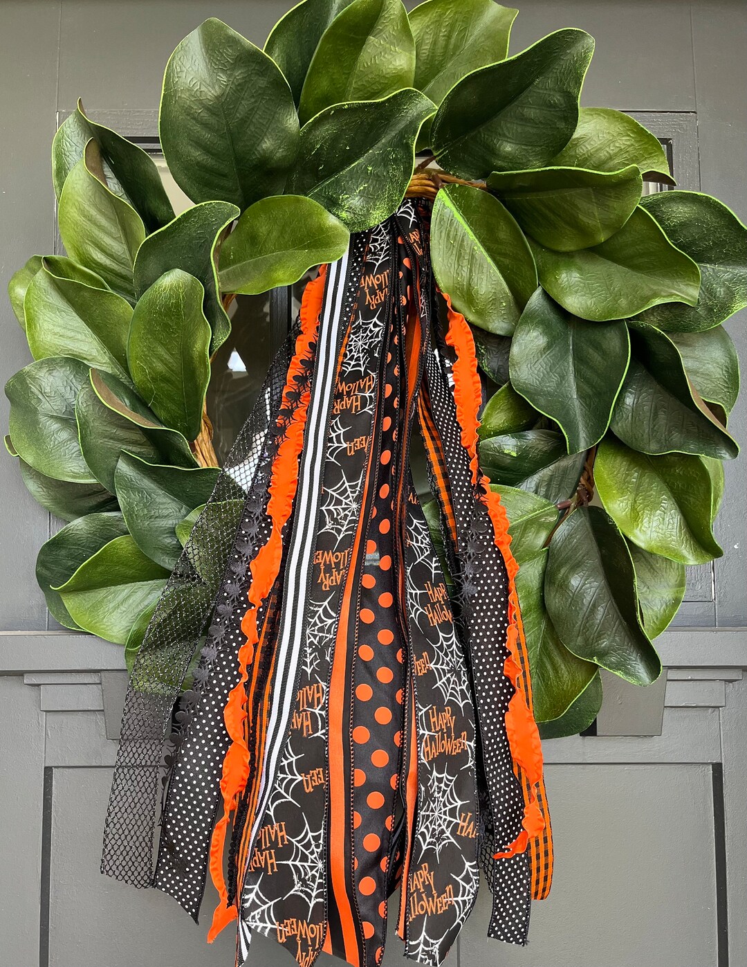 Happy Halloween Ribbon Bundle-wreath Ribbon Set-halloween Wreath ...