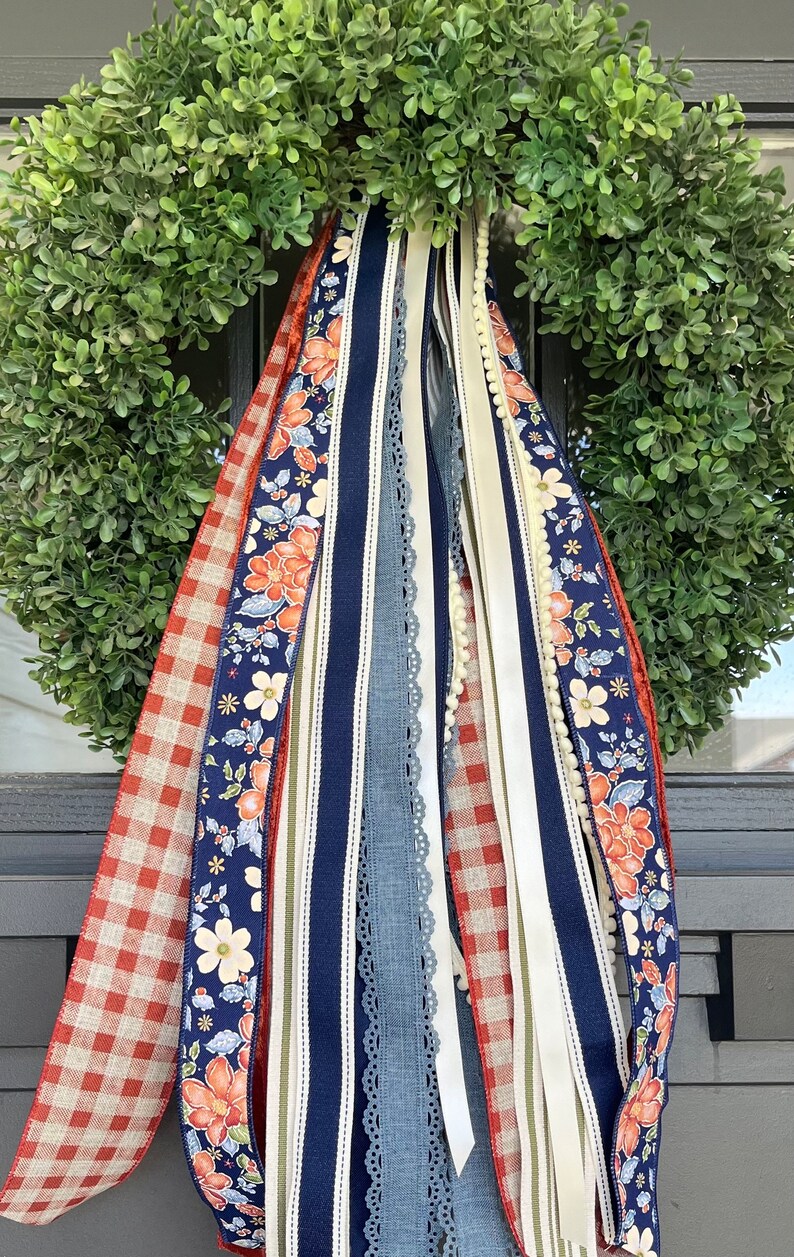 Field of Wildflowers Fall Bundle-wreath Ribbon Set fall Wreath Ribbons ...